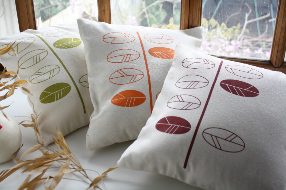 Set Of 3 Cushion Covers Autumnal Selection on Luulla